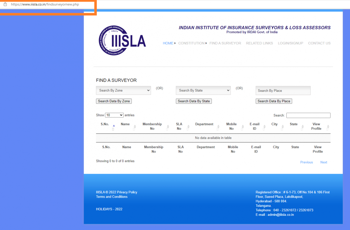 What is IIISLA? (Meaning, Role, Surveyor list and more)